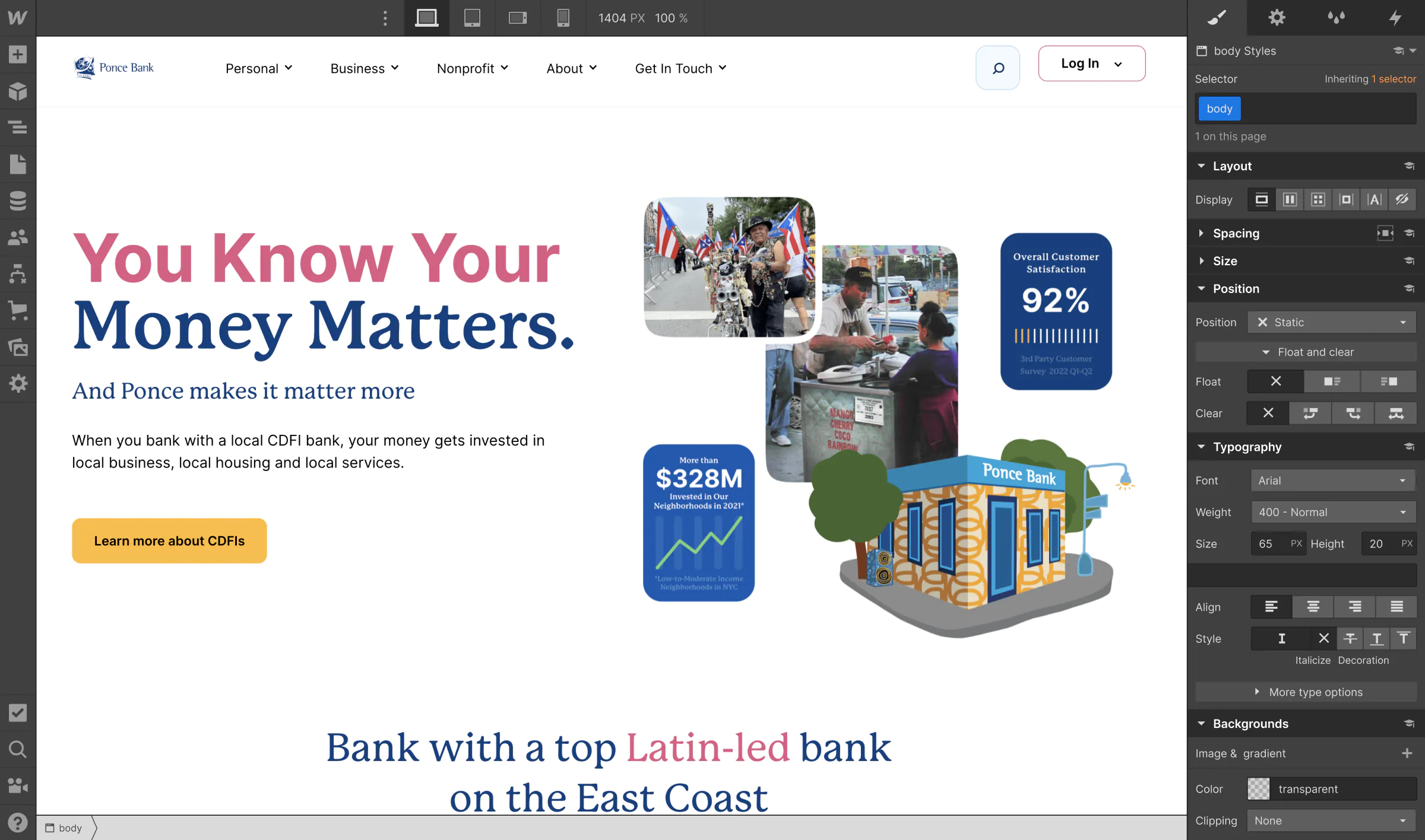 How Ponce Bank amplified community impact by modernizing its digital presence with Webflow | Webflow